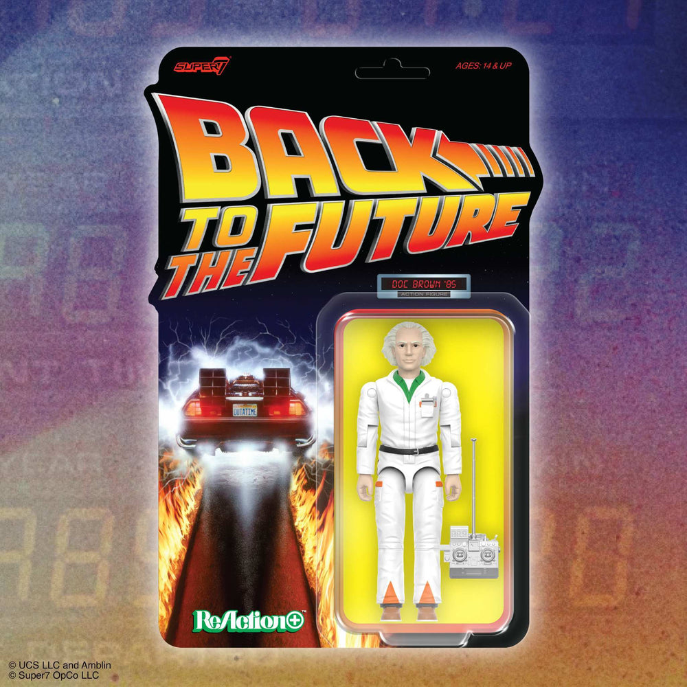 Collect BTTF - Super7 - Back To The Future ReAction+ Wave 1 Doc Brown '85