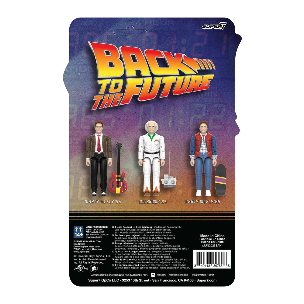 Collect BTTF - Super7 - Back To The Future ReAction+ Wave 1 Doc Brown '85