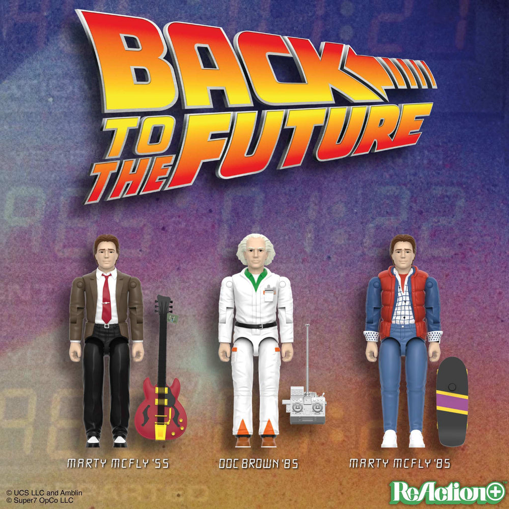 Collect BTTF - Super7 - Back To The Future ReAction+ Wave 1 Doc Brown '85